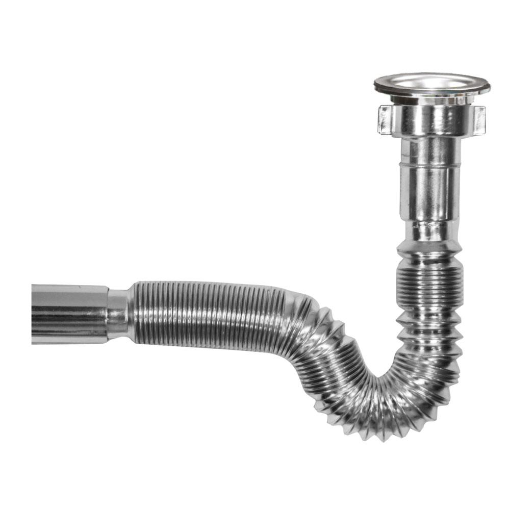Chromed Extensible Basin Siphon - Royal Industrial Trading Co.